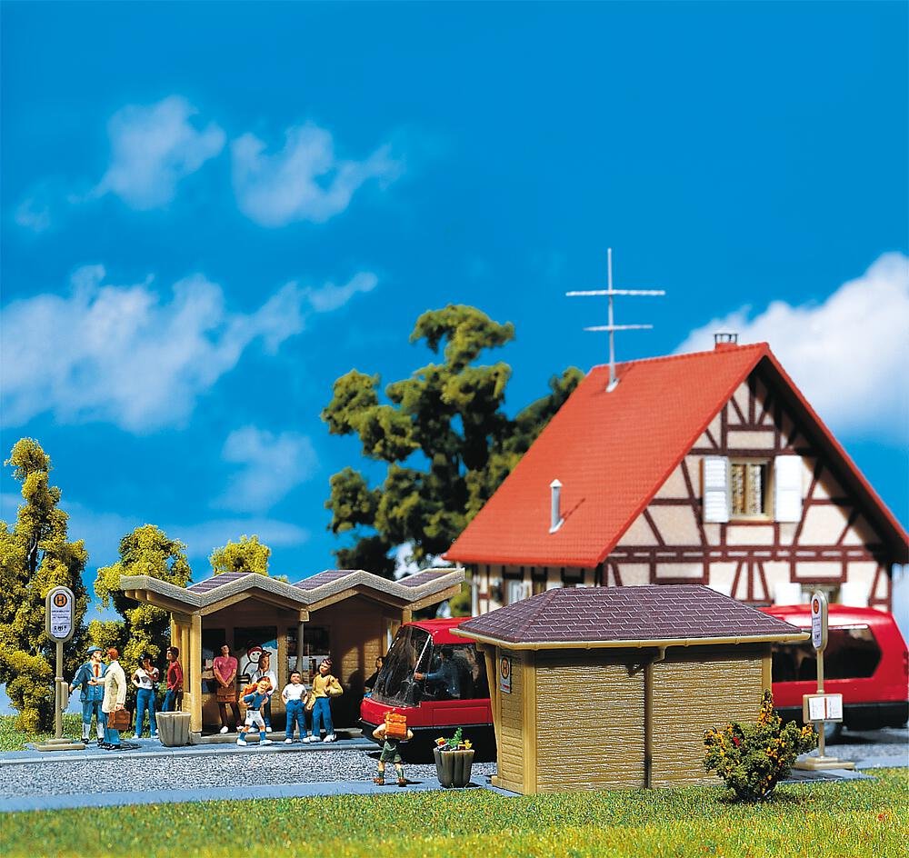 2 Bus-venterum - Faller tilbehør - Felderbanen