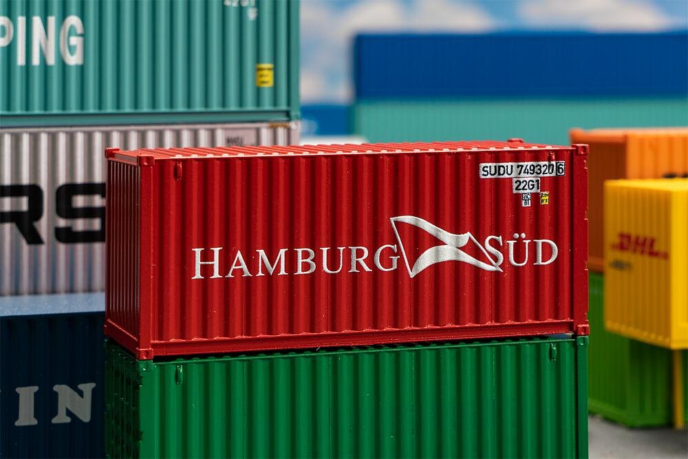 20' Container HAMBURG SÜD - Faller - Felderbanen